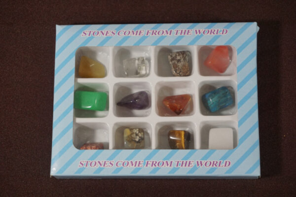 Semi-Precious Gemstone Set, Assorted Set of 12