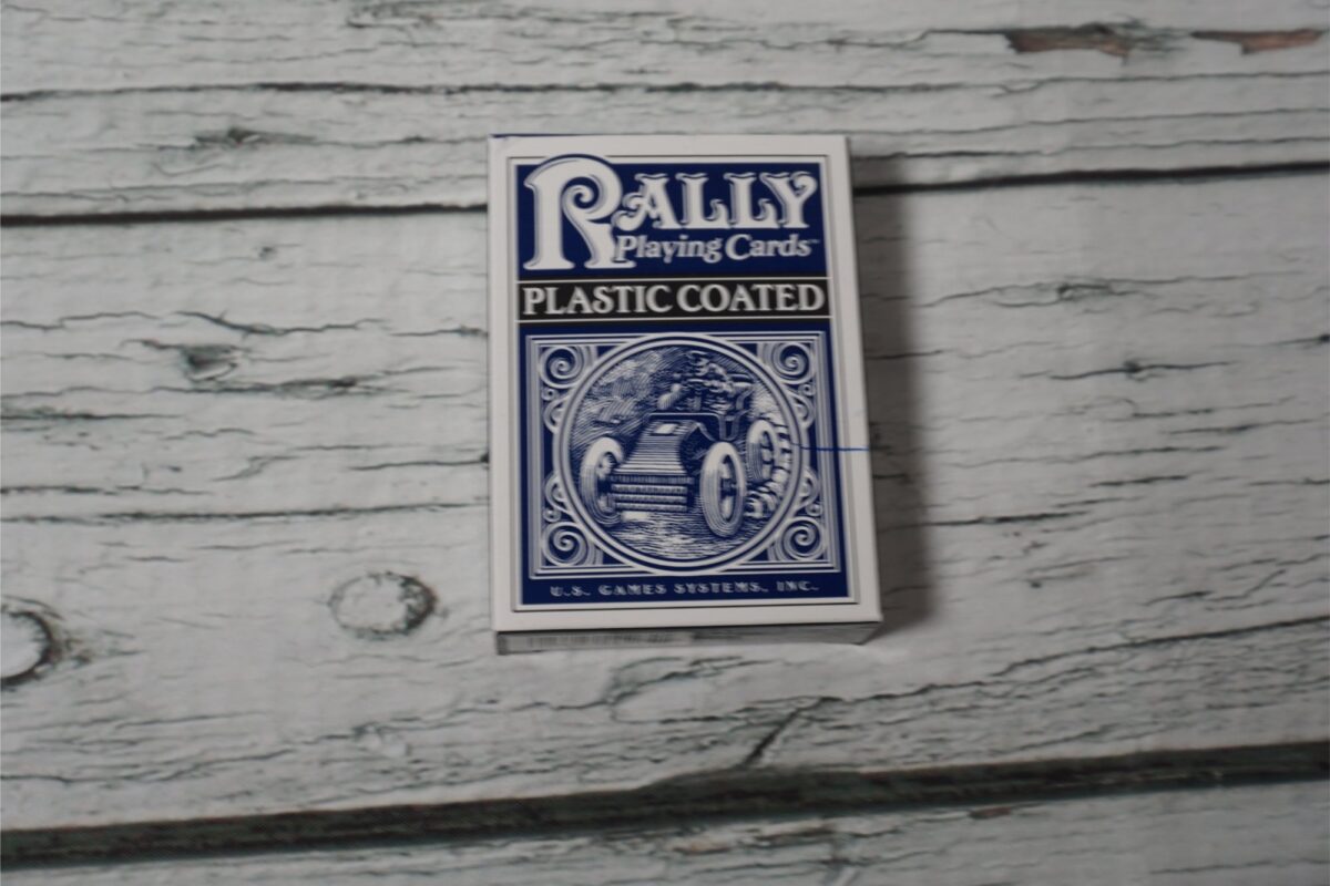 Plastic-Coated Rally Playing Cards