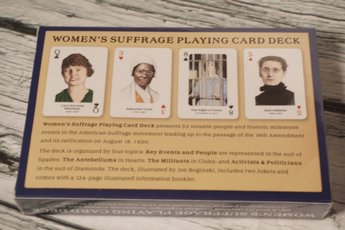 Women's Suffrage Playing Card Deck